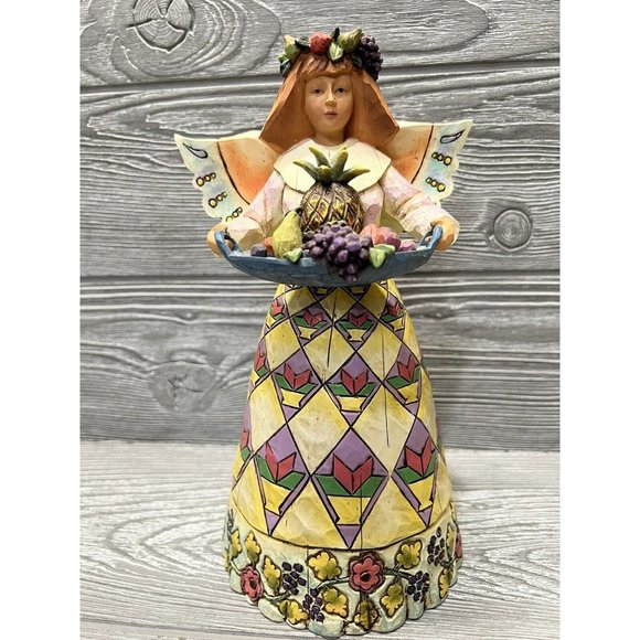 Jim Shore | Accents | 202 Jim Shore Heartwood Creek Angel Of Generosity ...